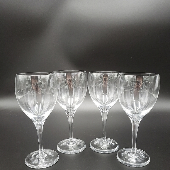 Lenox | Dining | 4 Vintage Lenox Classic Crystal Wine Glasses | Poshmark